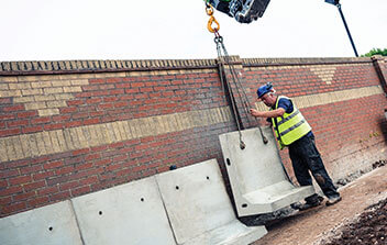 Precast L Walls | Concrete Retaining Walls | FP McCann